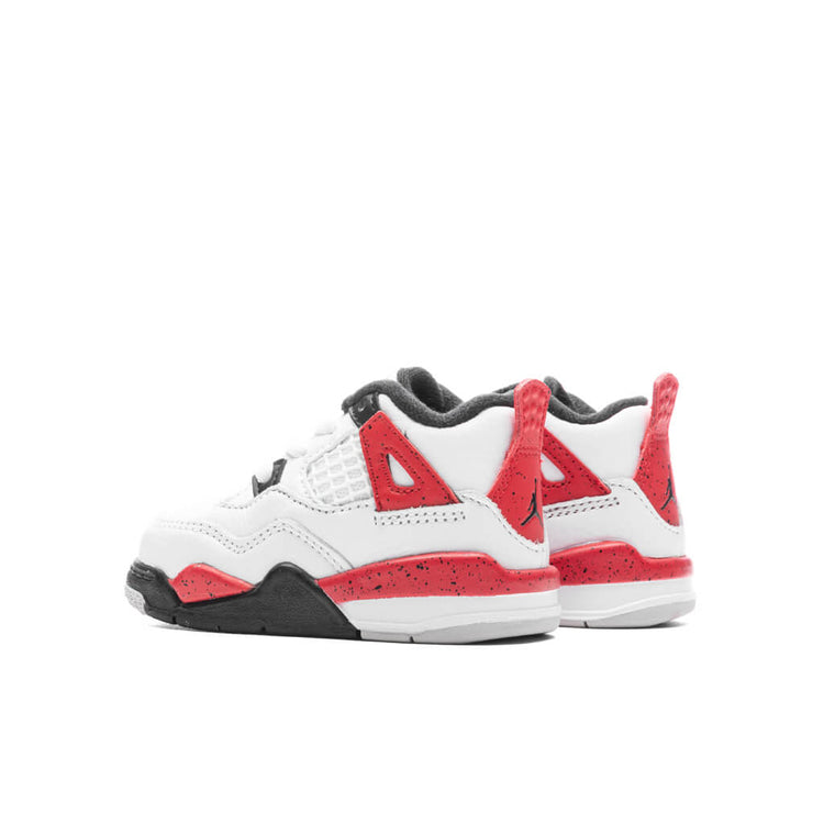Air Jordan 4 Retro (TD) 'Red Cement' - White/Fire Red/Black – Feature