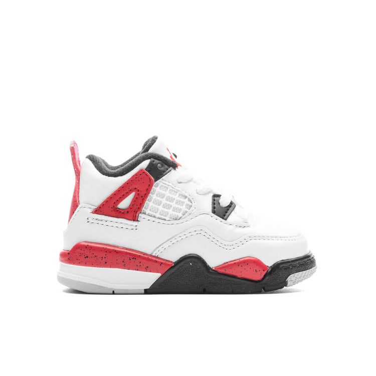 Air Jordan 4 Retro (TD) 'Red Cement' - White/Fire Red/Black – Feature