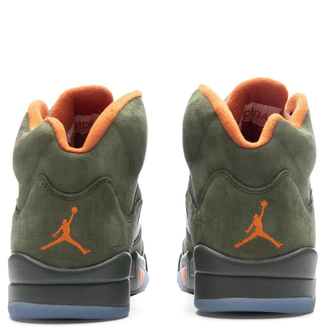 Air Jordan 5 Retro 'Olive' - Army Olive/Solar Orange – Feature