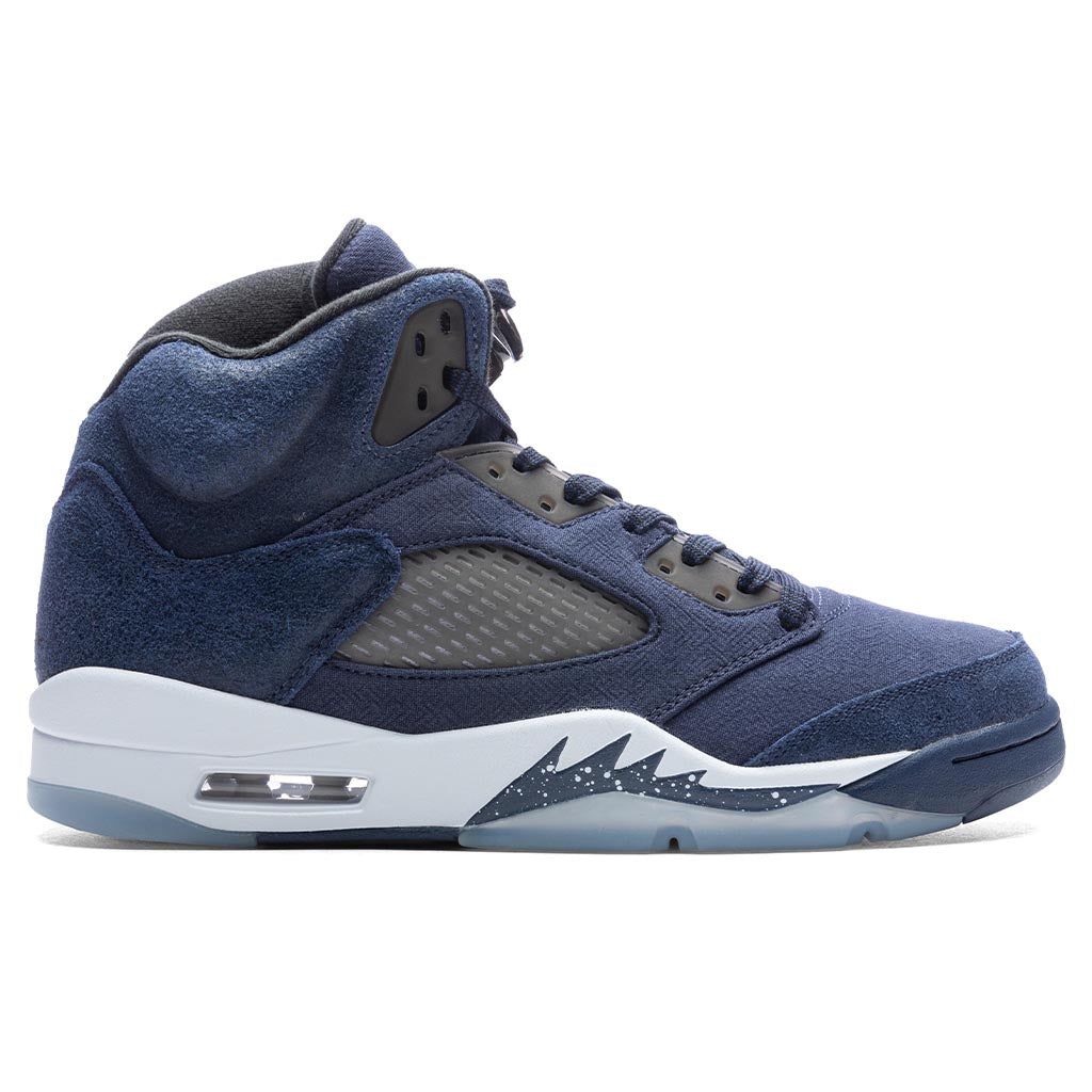Air Jordan 5 Retro SE - Midnight Navy/Black/Football Grey – Feature