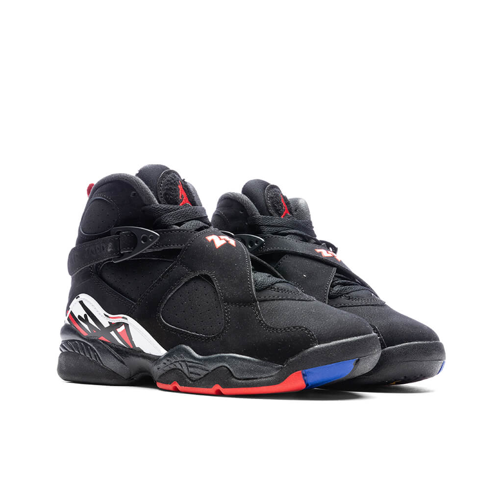 Air Jordan 8 Retro Playoffs (GS) - Black/True Red – Feature