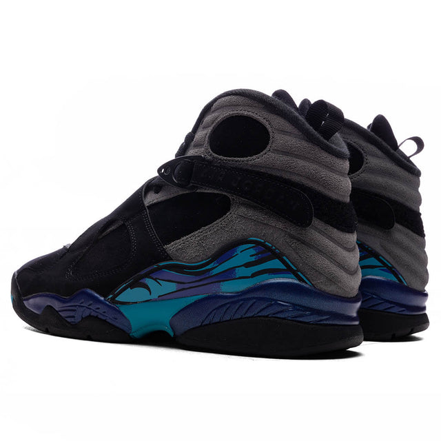 Air Jordan 8 Retro 'Aqua' - Black/Multi Color – Feature