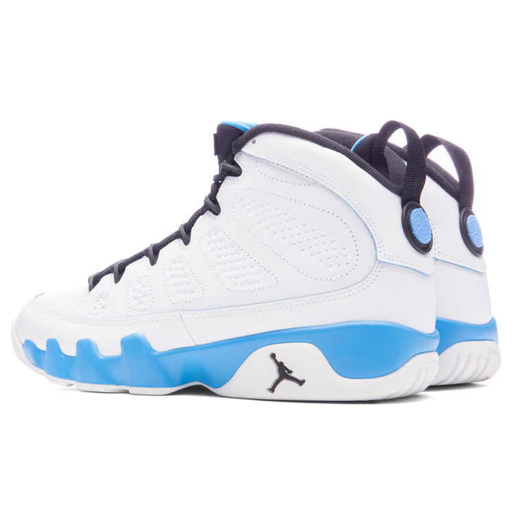 Air Jordan 9 Retro 'Powder Blue' - Summit White/Black/Dark Powder Blue ...