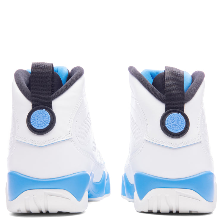 Air Jordan 9 Retro 'Powder Blue' - Summit White/Black/Dark Powder Blue ...