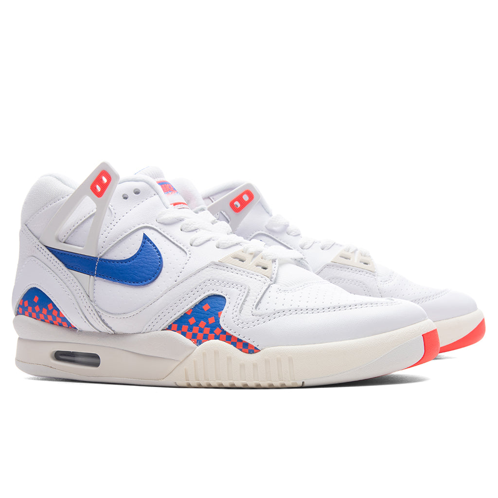 Air Tech Challenge 2 'Pixel Court' - White/Royal Blue/Laser Crimson ...