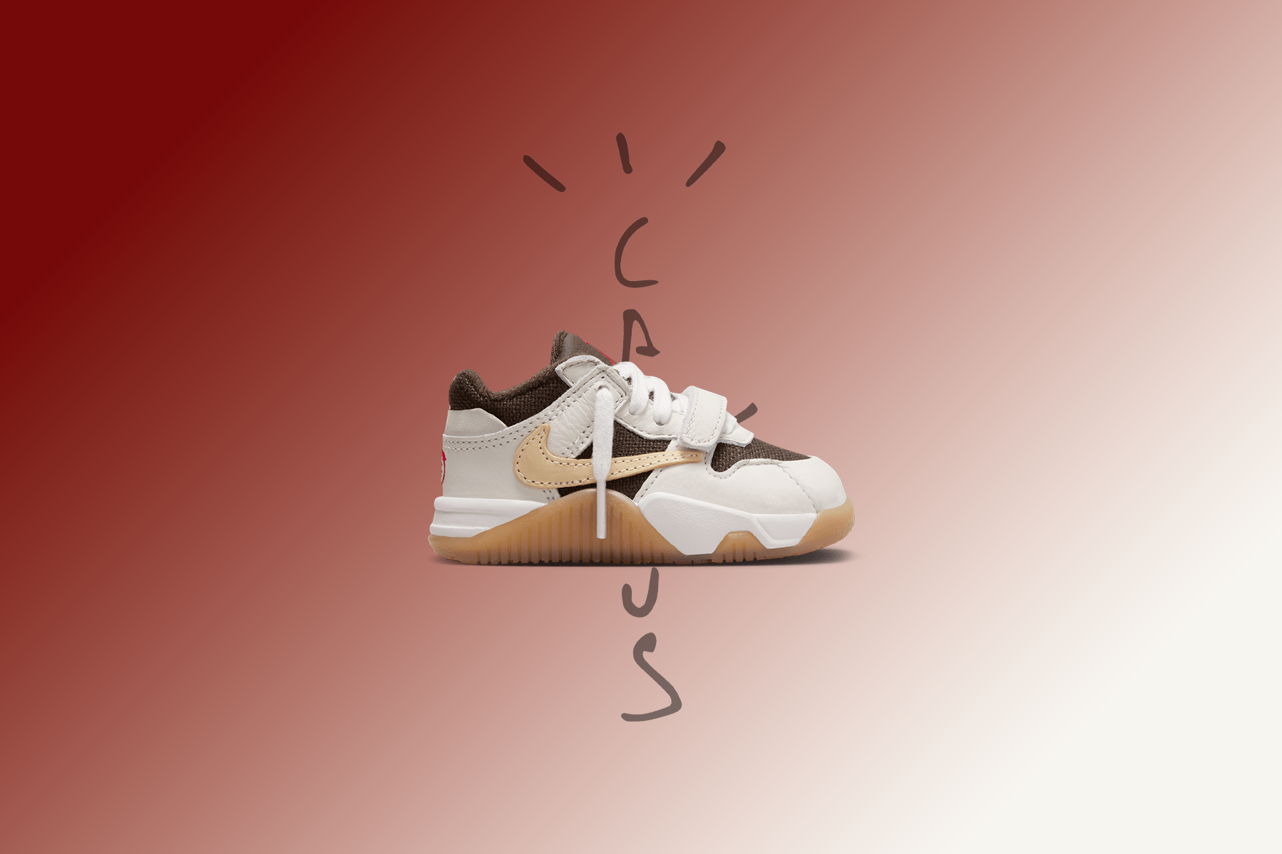 Air Jordan x Travis Scott Jumpman Jack TR (TD) - Sail/Muslin/Dark Moch ...