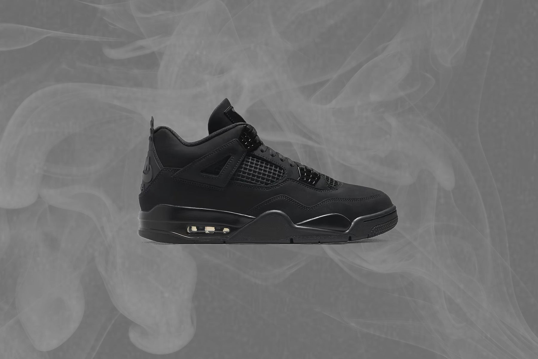 Air Jordan 4 Retro 'Black Cat' - Black/Light Graphite – Feature