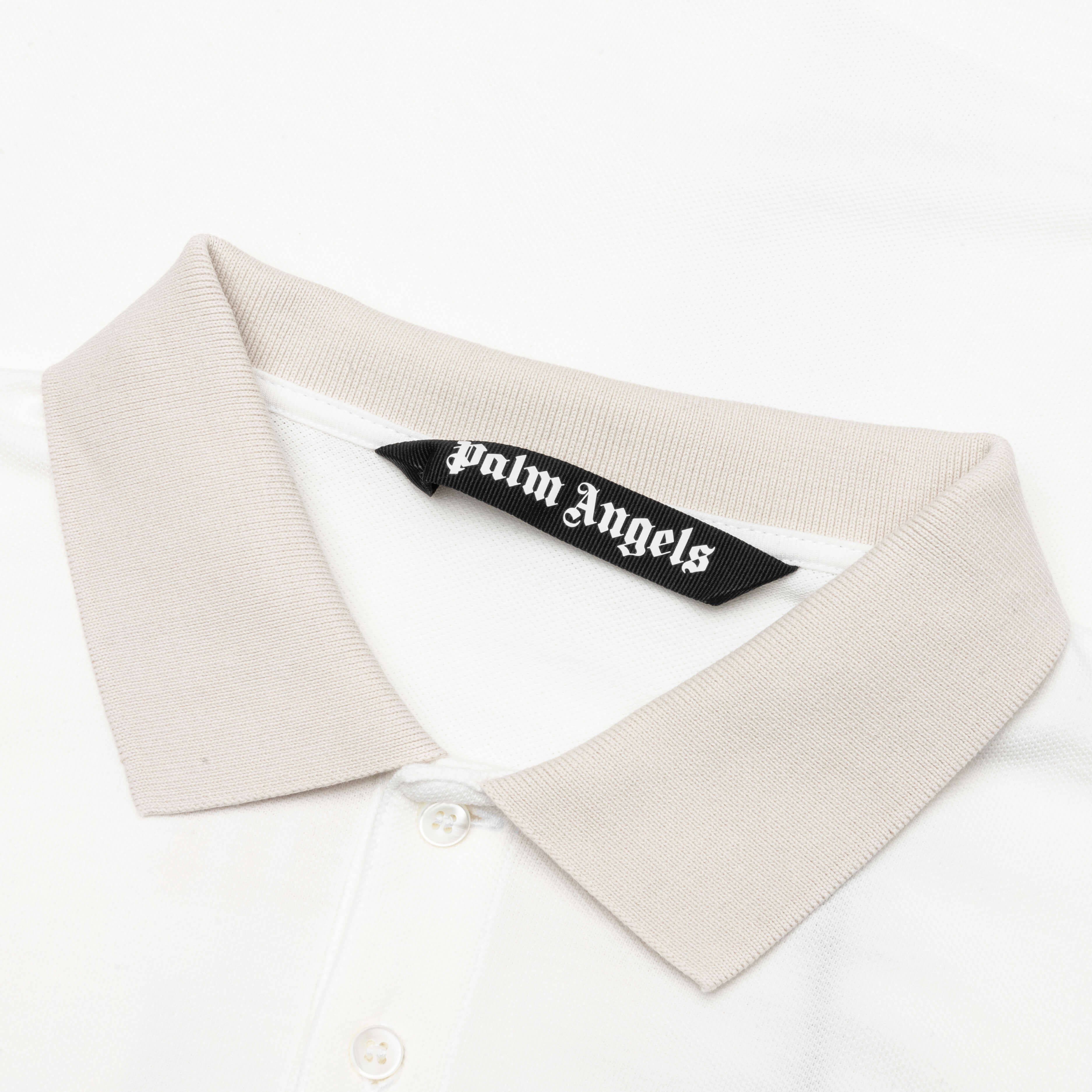 Angel Pencil Polo S/S - Off White/Light Orange – Feature