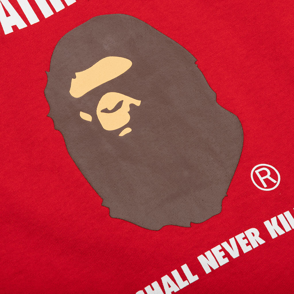 Kids Ape Head Tee - Red – Feature