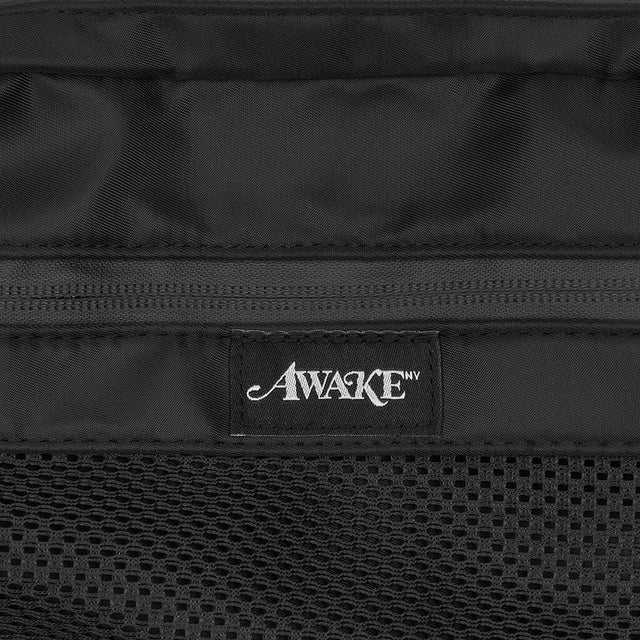 Canvas Logo Messenger Bag - Black – Feature