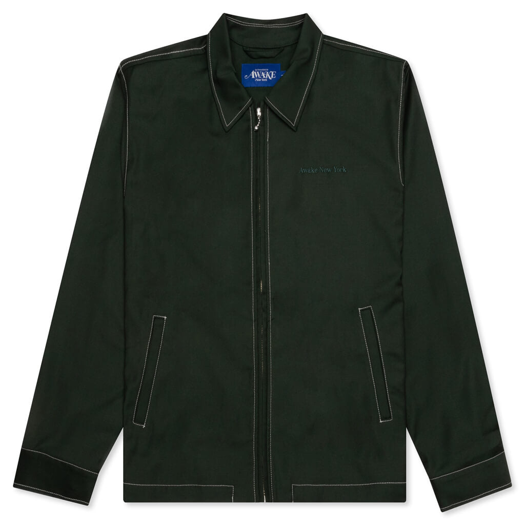 Lightweight Wool Harrington Jacket - Blue or Forest Green – Feature
