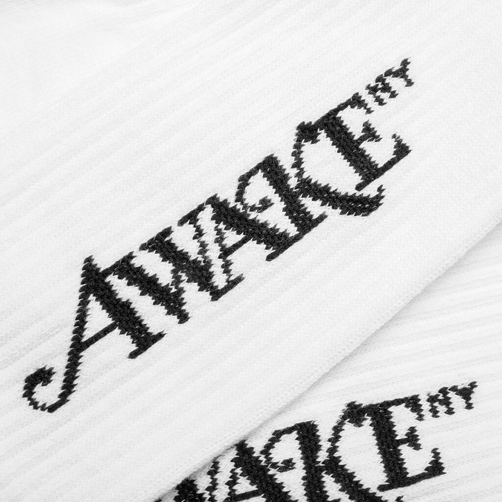 Logo Socks - White – Feature