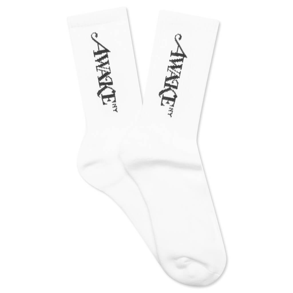 Logo Socks - White – Feature