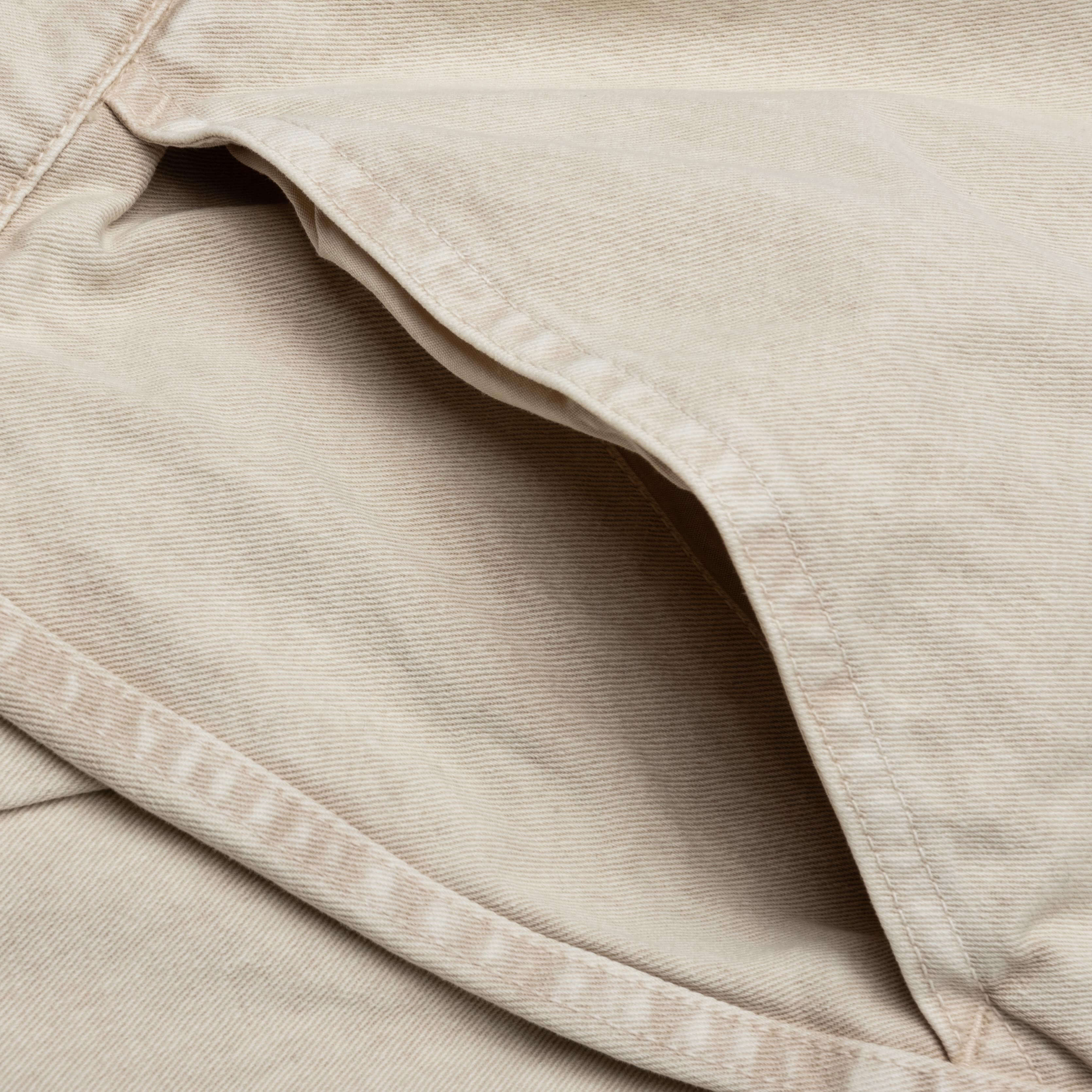 Washed Cotton Work Pant - Ivory – Feature