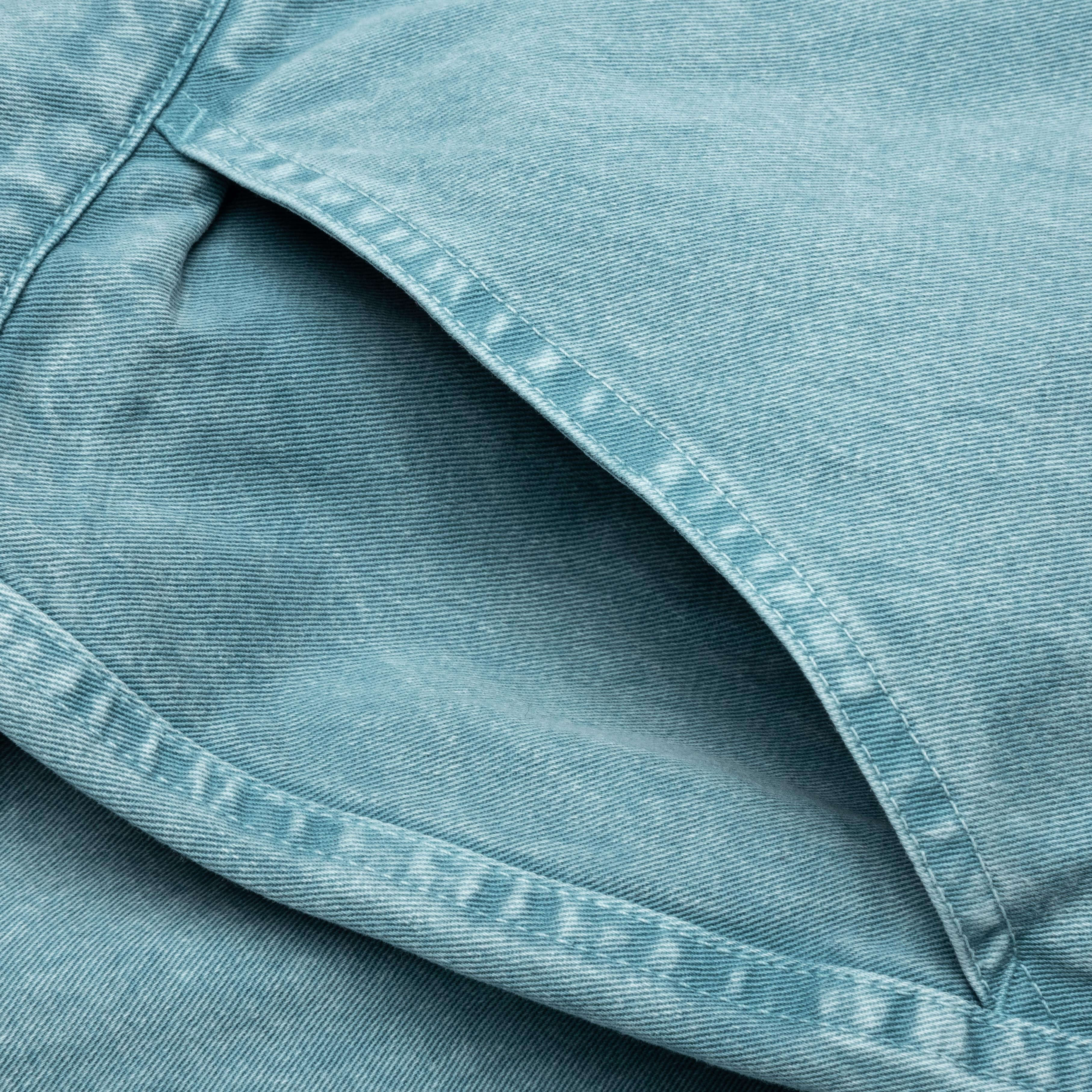 Washed Cotton Work Pant - Slate Blue – Feature
