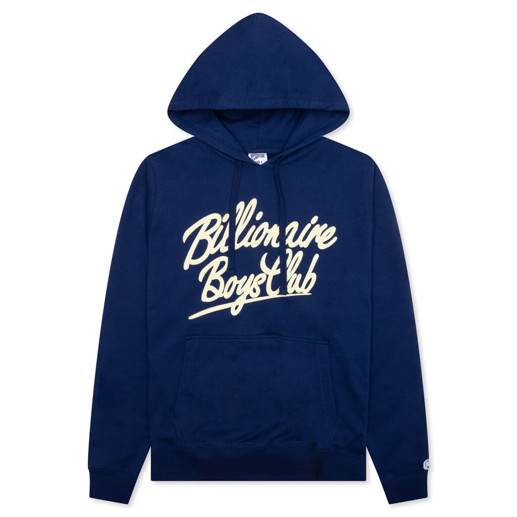 BB Script Hoodie - Blue Depths – Feature