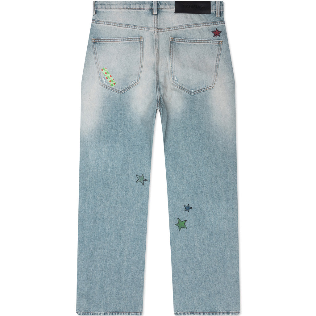 Bandaid Baggy Jeans - Light Washed – Feature