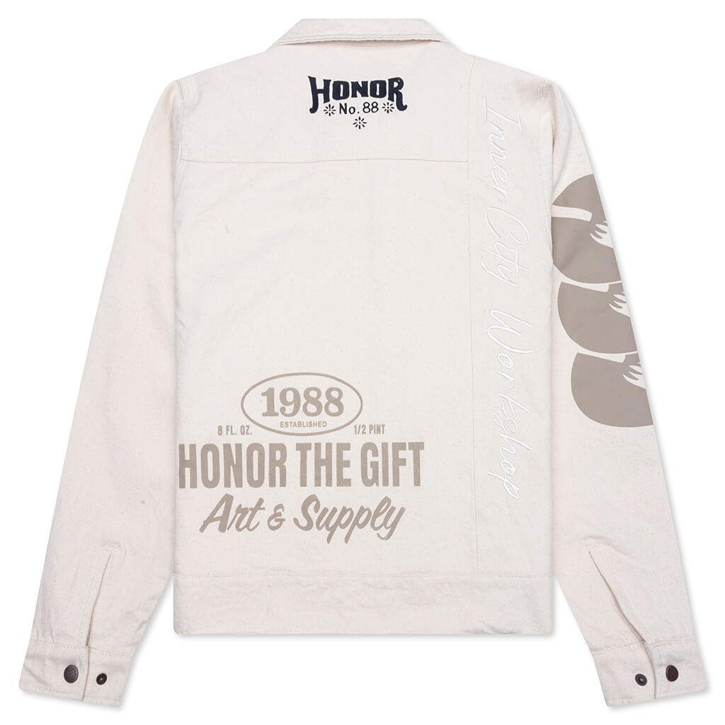Banner Jacket - Natural – Feature