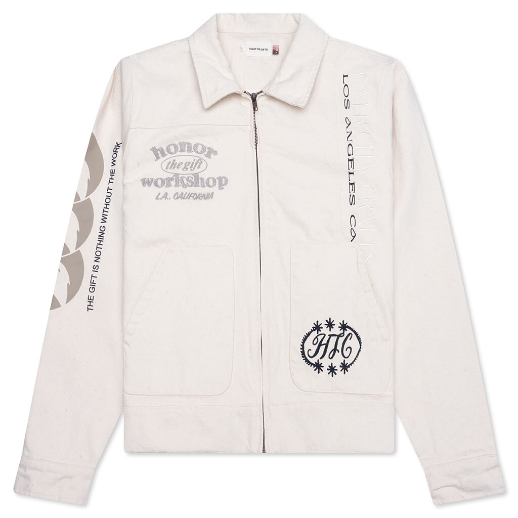 Banner Jacket - Natural – Feature