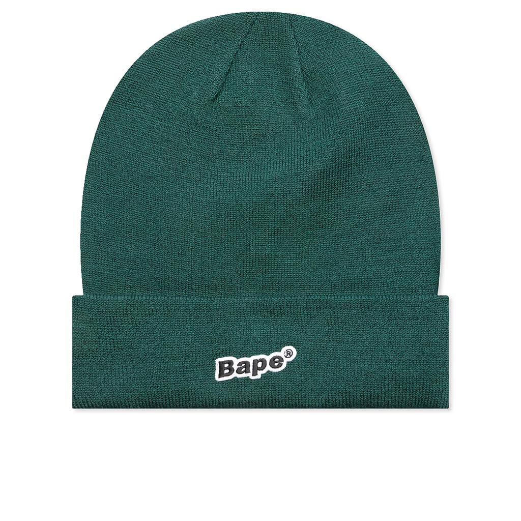 Bape Patch Knit Cap - Green – Feature