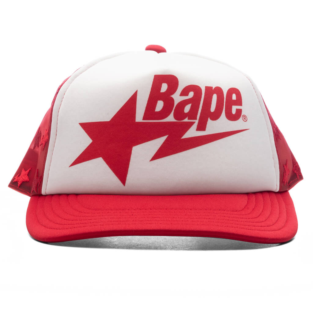 Bape STA Mesh Cap - Red – Feature