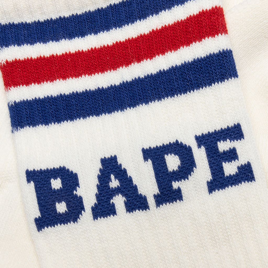 Bape Stripe Socks - Blue/Red – Feature