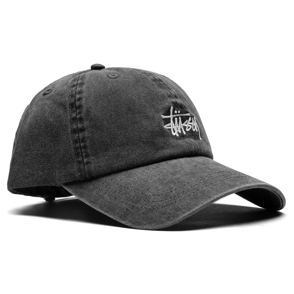 Basic Washed Low Pro Cap - Charcoal – Feature