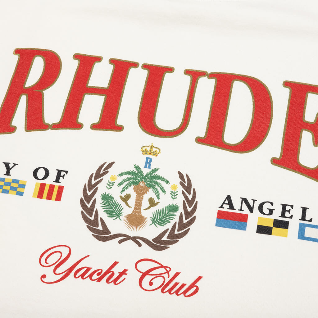 Bay Of Angels Yacht Tee - Vintage White – Feature
