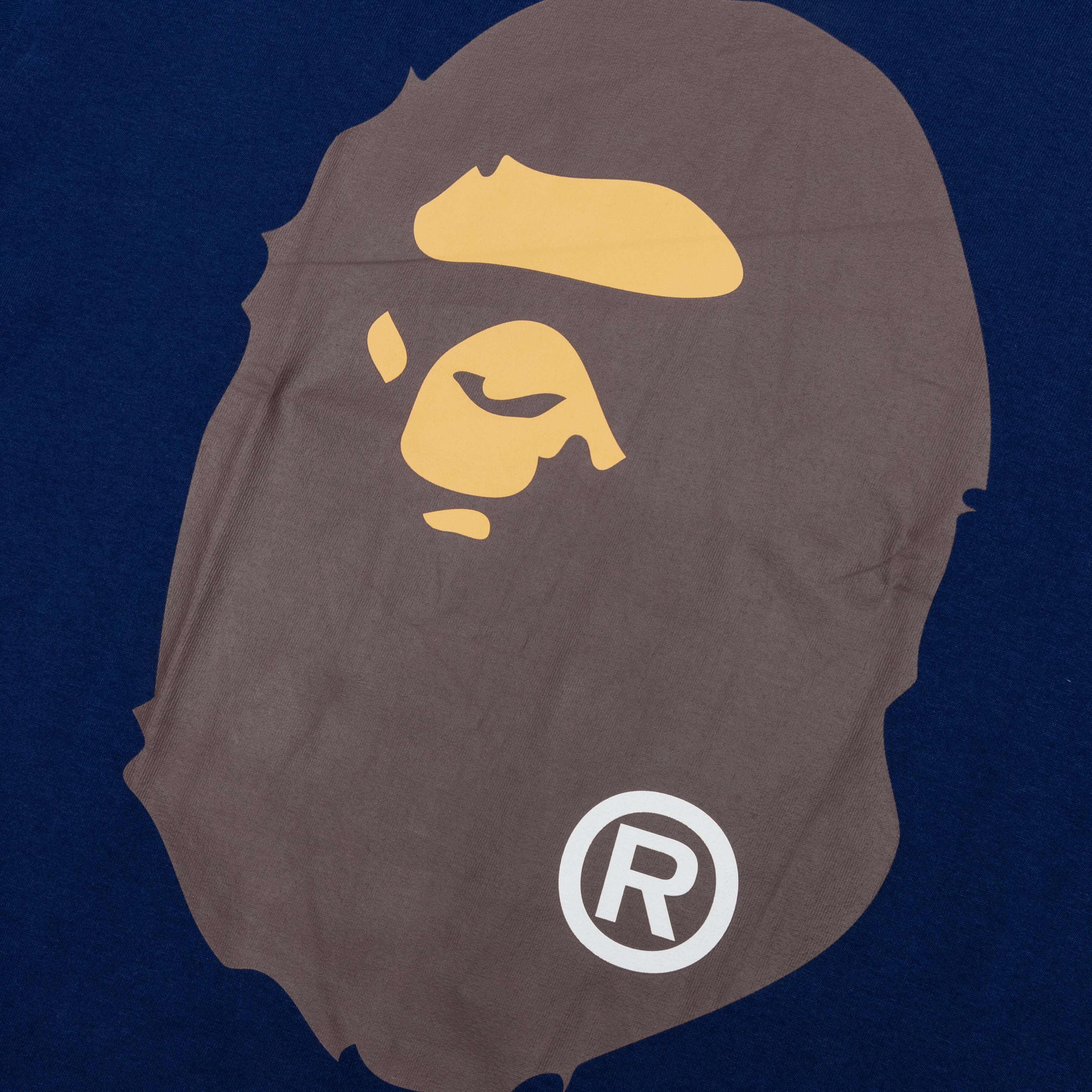 Big Ape Head Tee - Navy – Feature