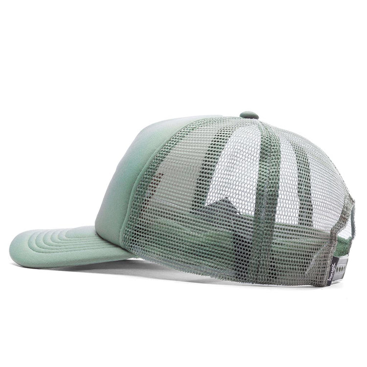 Big Basic Trucker Cap - Light Olive – Feature