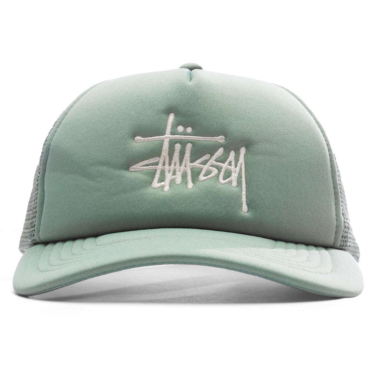 Big Basic Trucker Cap - Light Olive – Feature