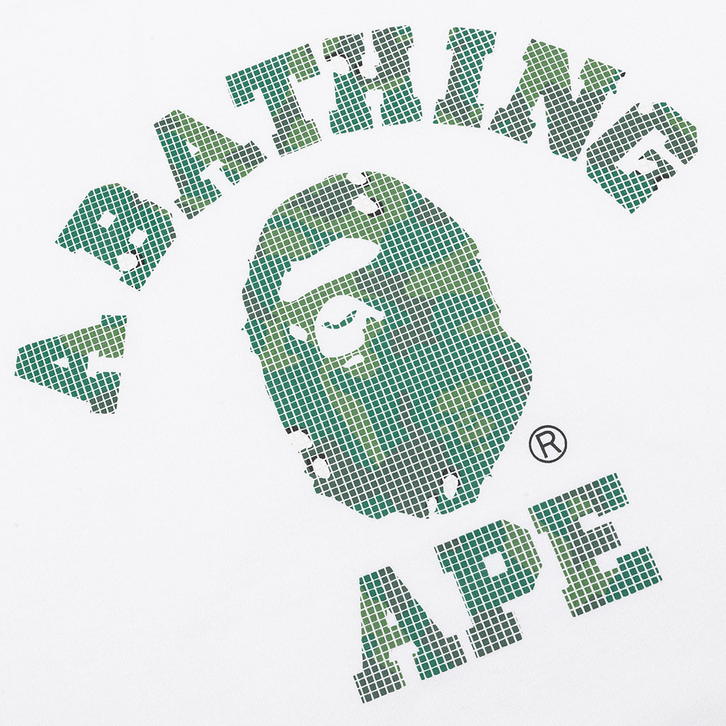 Bitmap College Tee - White – Feature