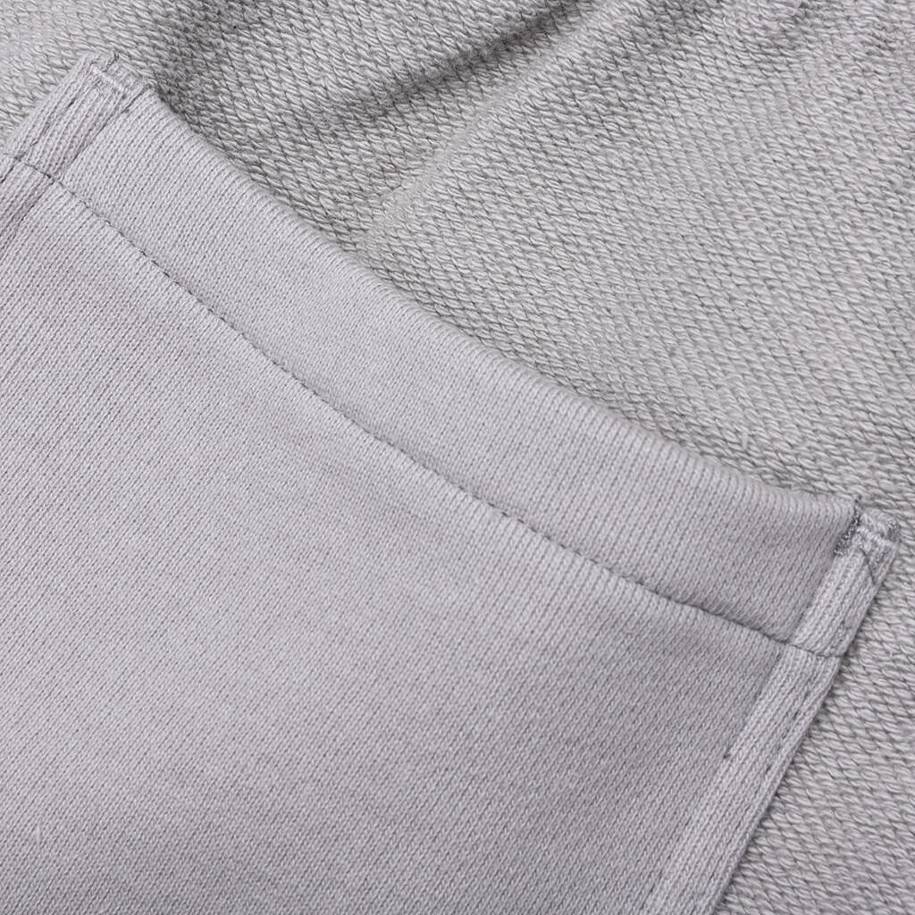 Block Party Reverse Terry Short - Stone – Feature