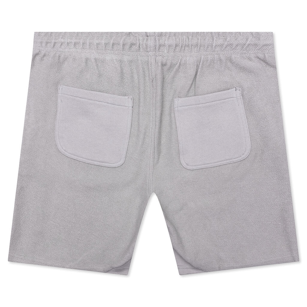 Block Party Reverse Terry Short - Stone – Feature