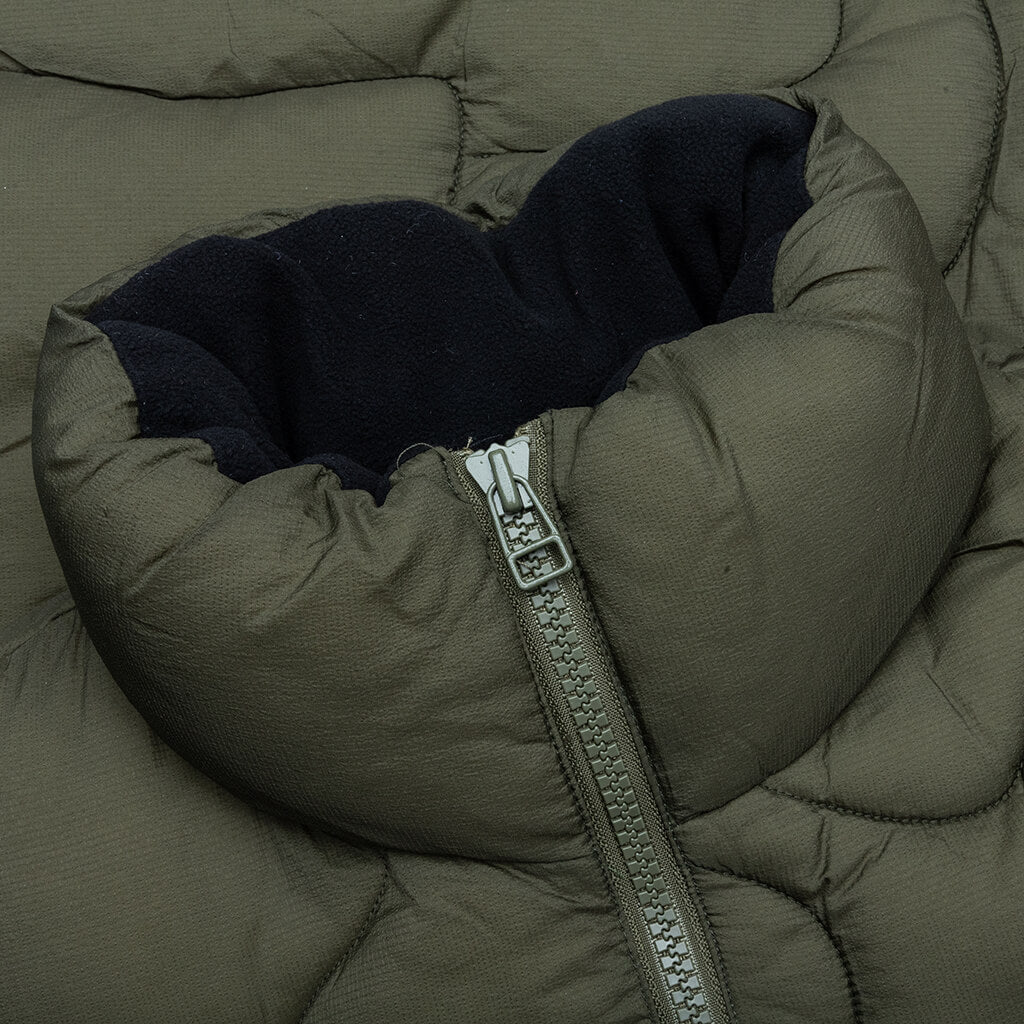 Boring Village Puffer Jacket - Green – Feature