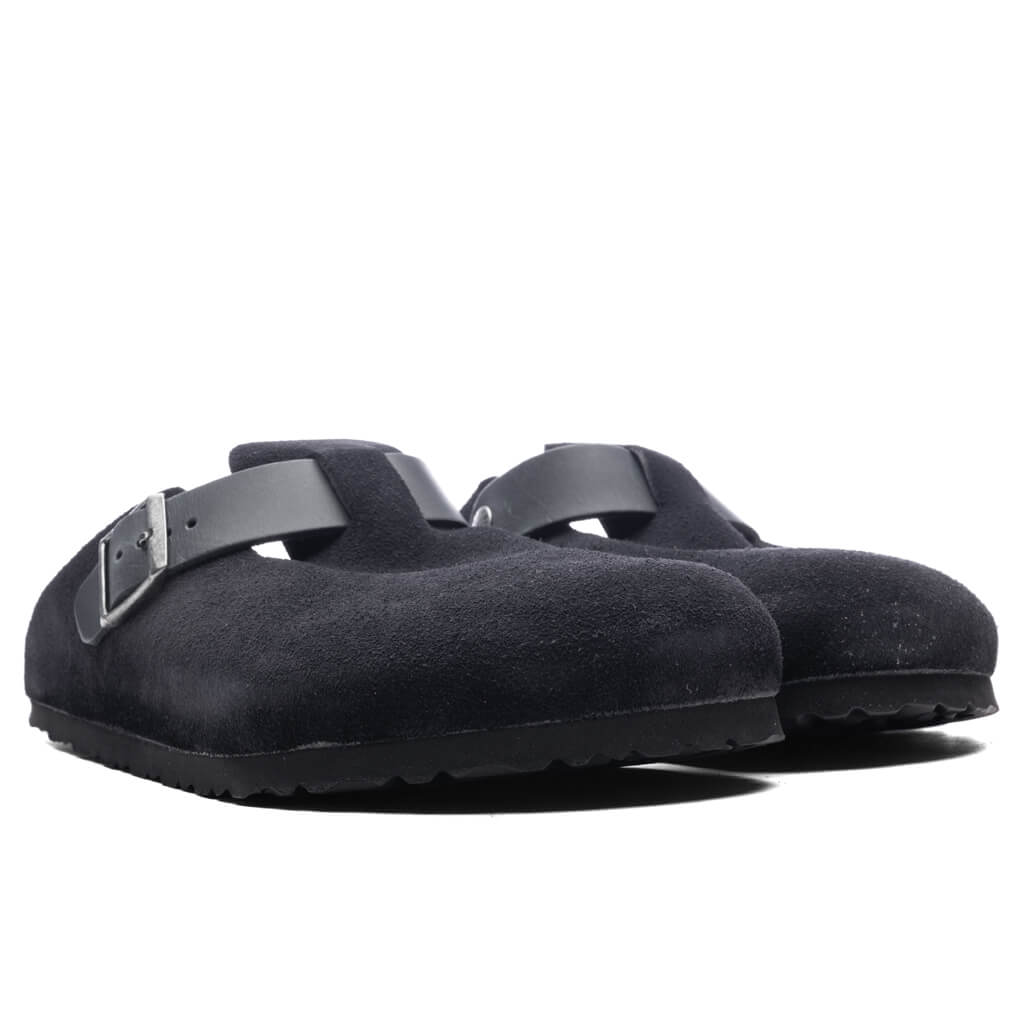 Boston Mixed Leather - Midnight – Feature