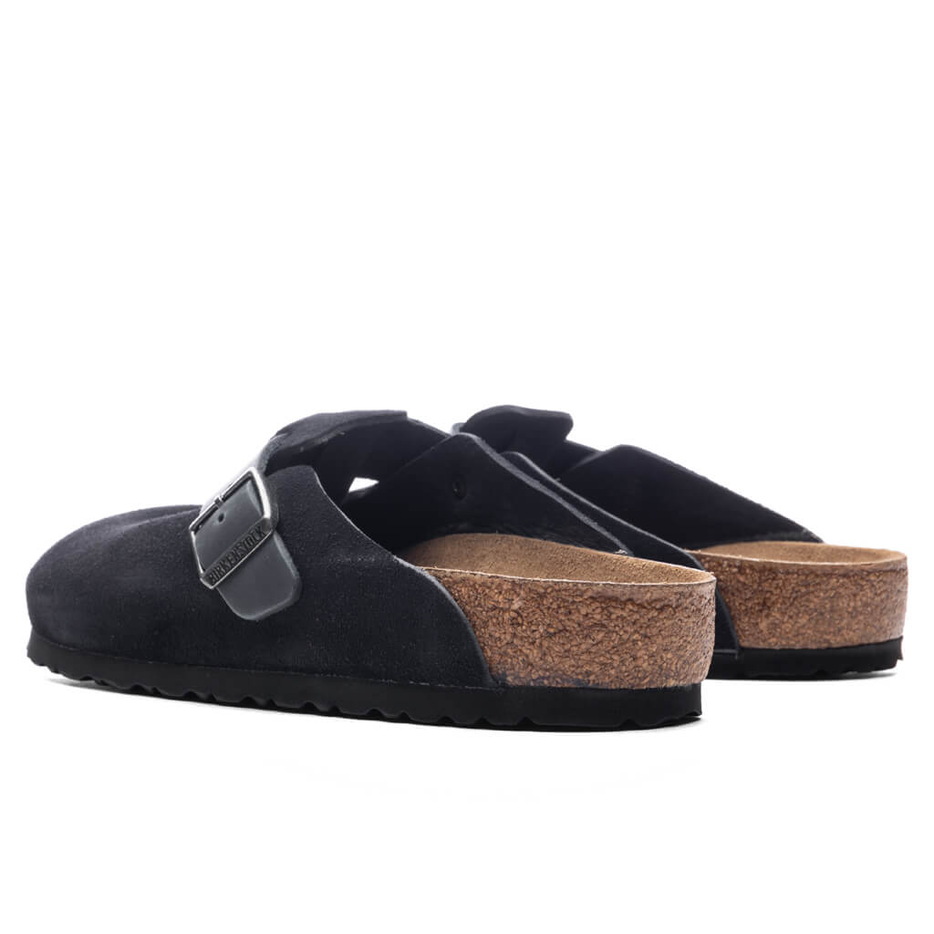 Boston Mixed Leather - Midnight – Feature