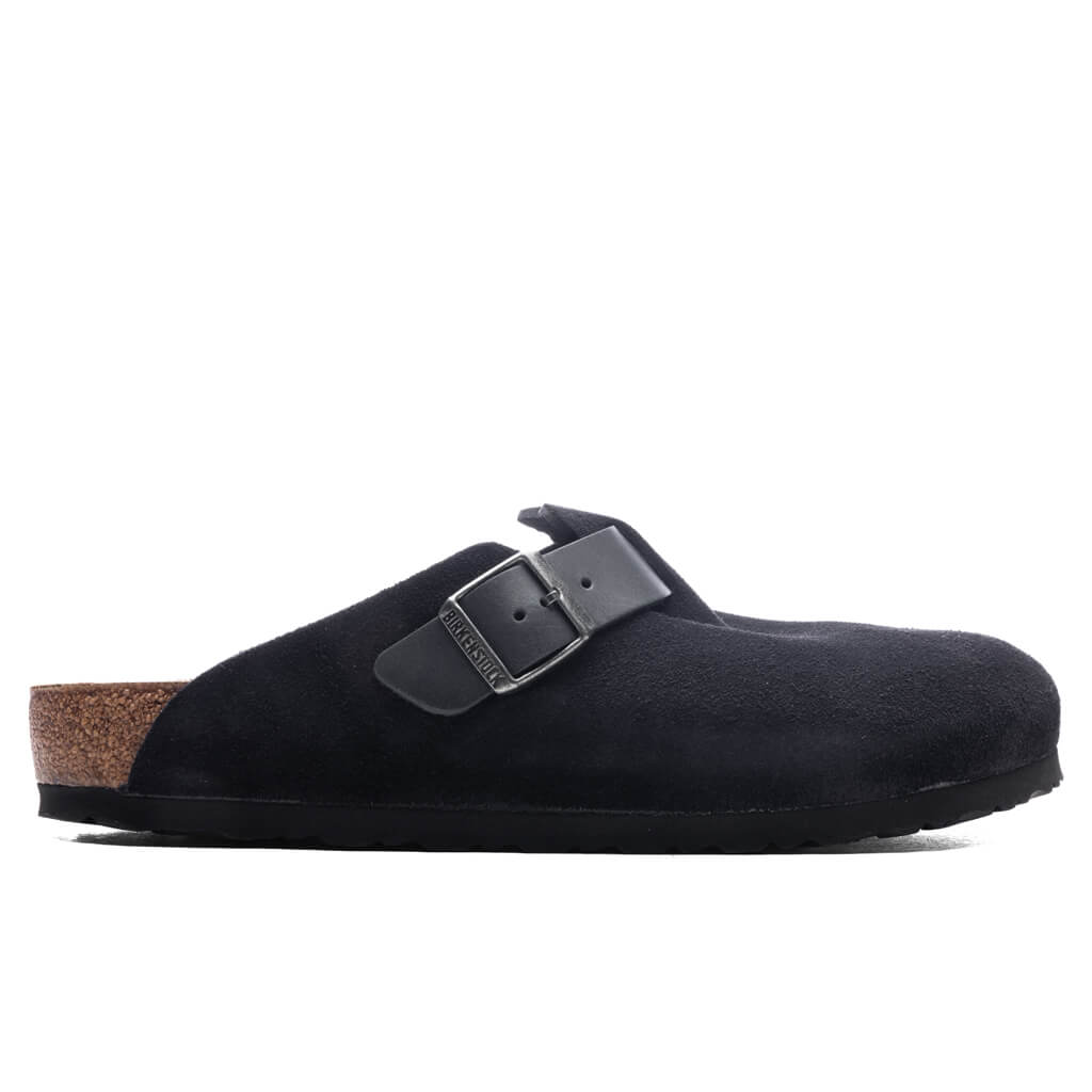 Boston Mixed Leather - Midnight – Feature