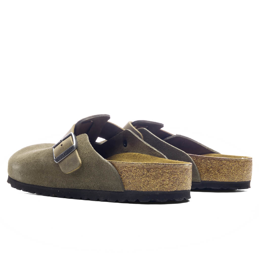 Boston Mixed Leather - Thyme – Feature