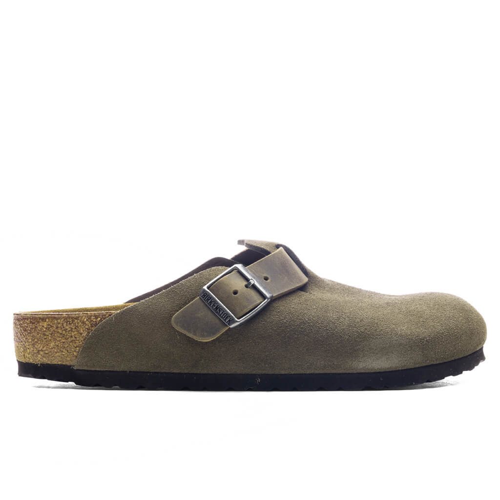 Boston Mixed Leather - Thyme – Feature