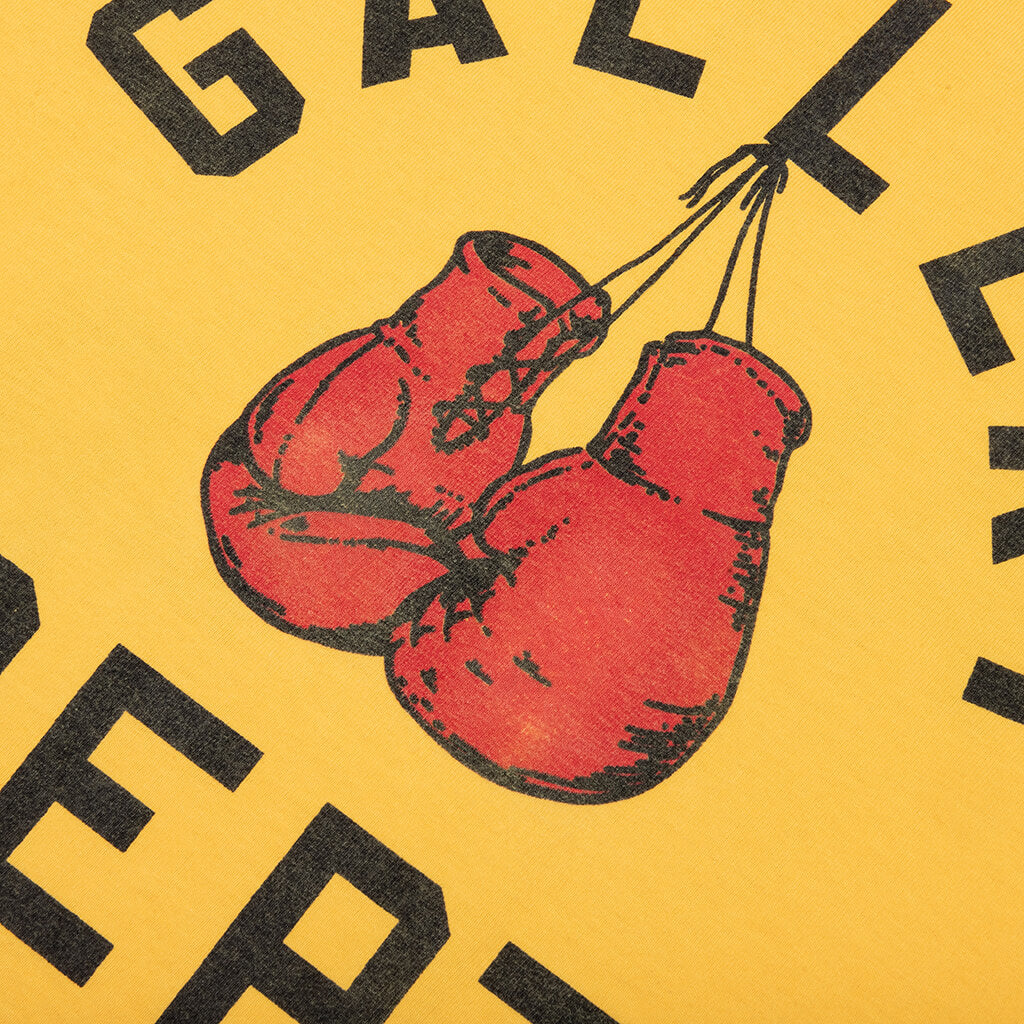 Boxing Merch Tee - Gold Yellow – Feature