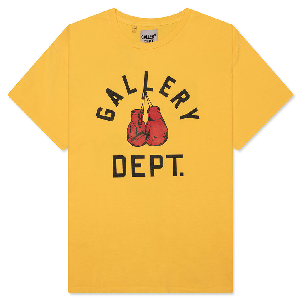 Boxing Merch Tee - Gold Yellow – Feature