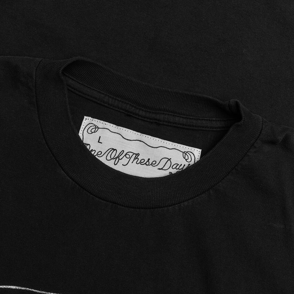 Burns Much Brighter S/S T-Shirt - Sun Faded Washed Black – Feature
