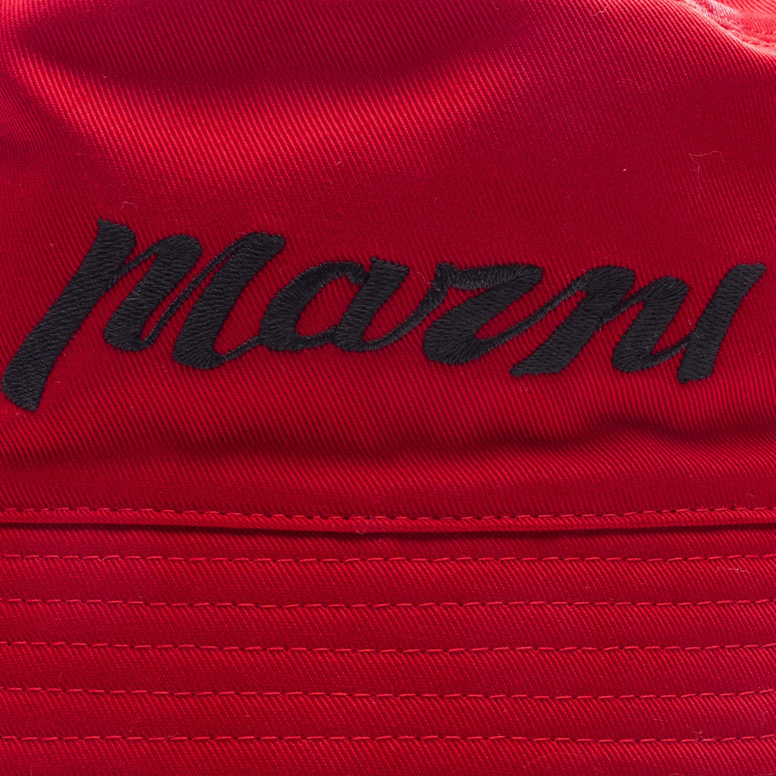 Embroidered Logo Bucket Hat - Chilli – Feature