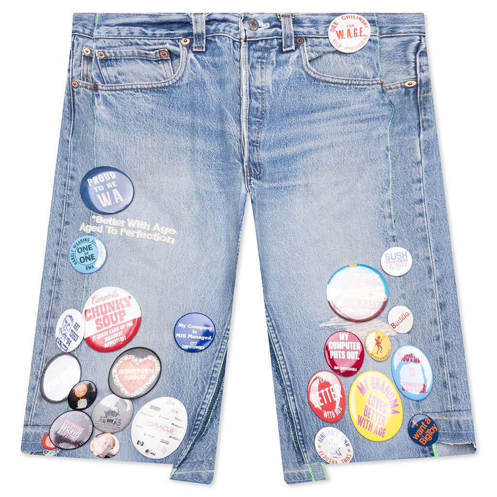 Campaign Triple-Wide Long Denim Short - Indigo – Feature