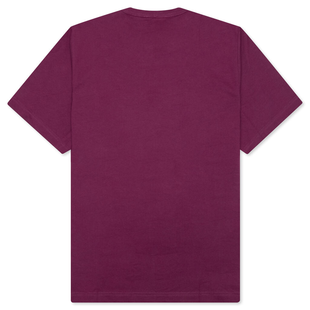 Scribble Logo Tee - Raspberry – Feature