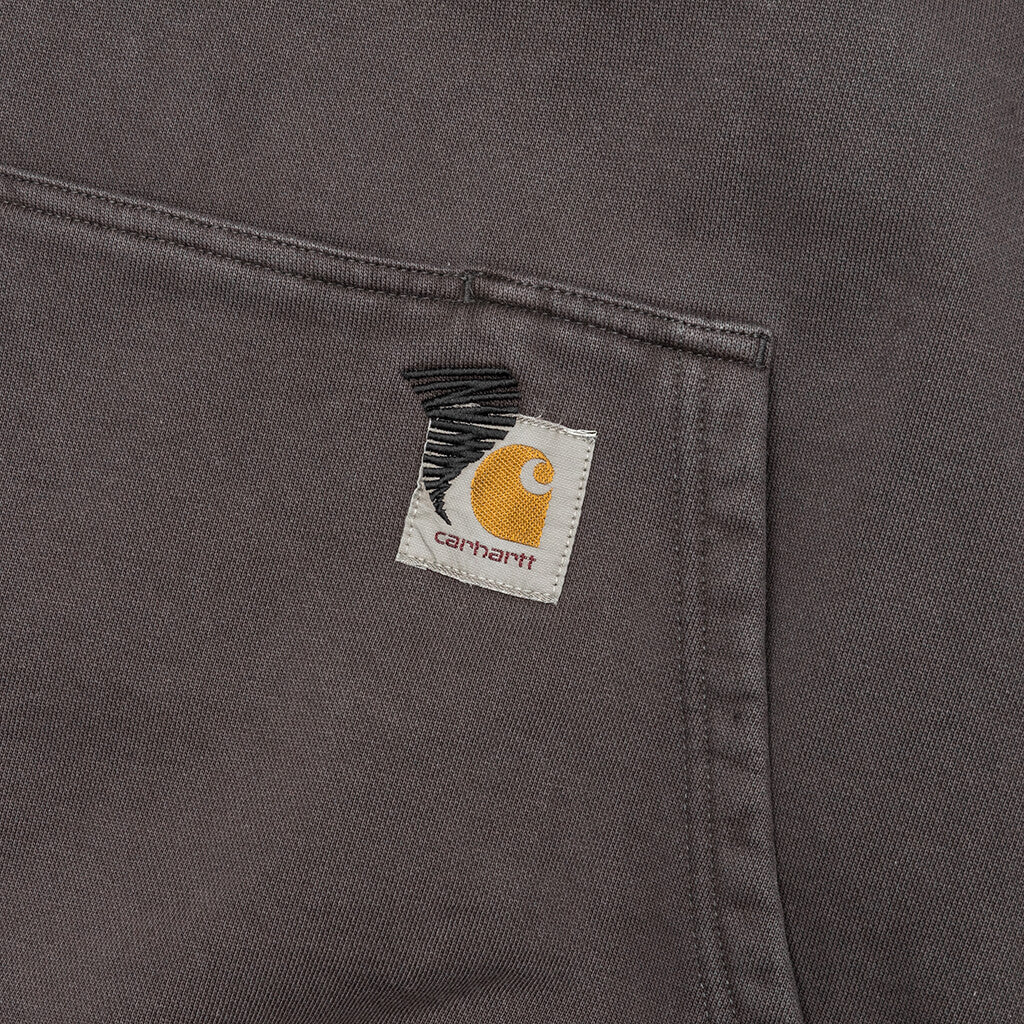 Carhartt WIP x Invincible Hooded Pigment Dyed Sweat - Soot – Feature