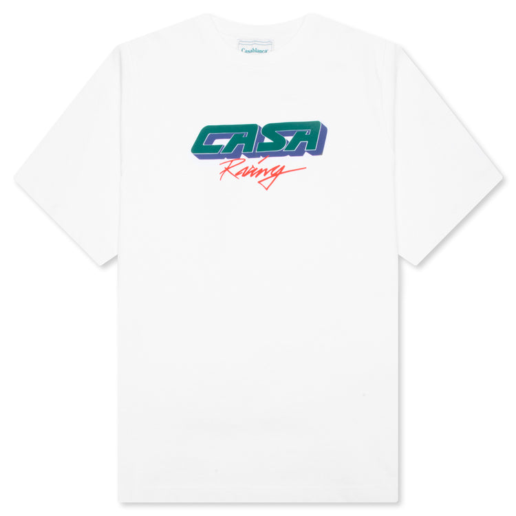 Casa Racing 3D Oversized T-Shirt - White – Feature