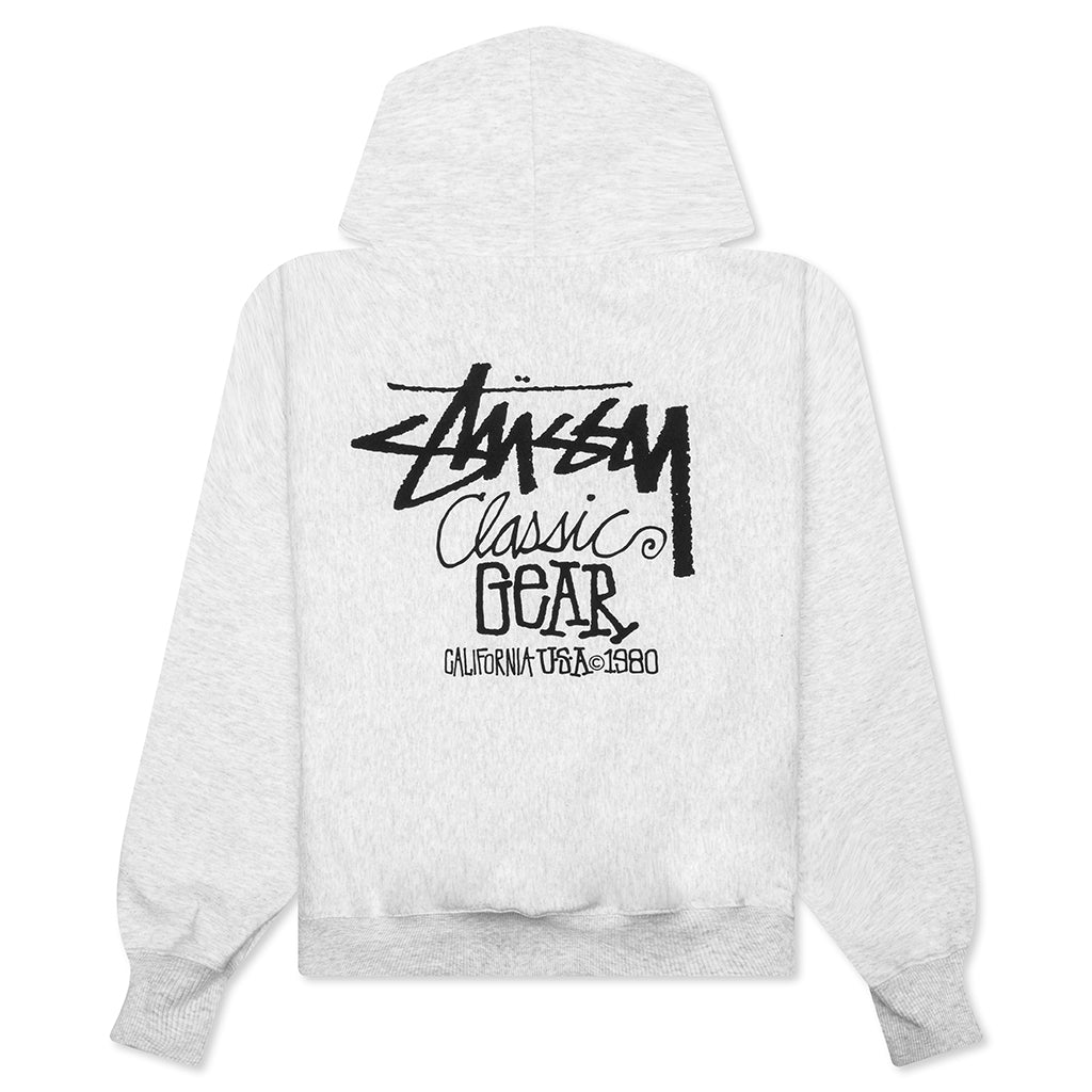 Classic Gear Hoodie - Ash Heather – Feature
