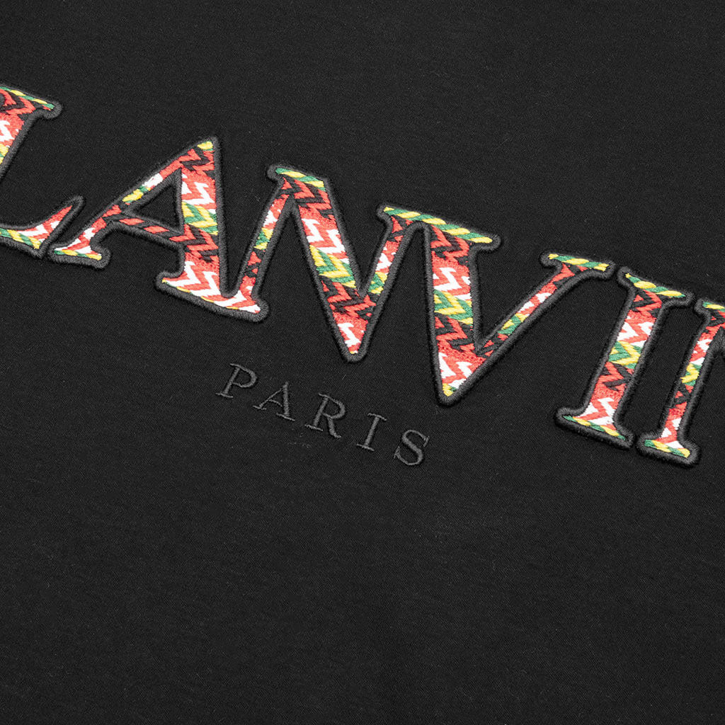 Classic Lanvin Curb Tee - Black – Feature